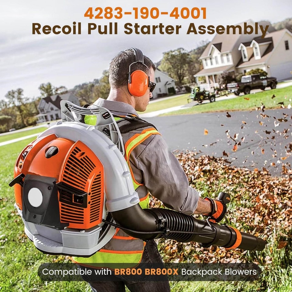 100% New Leaf Blower Recoil Starter 4283 190 4001 For Stihl BR800 Heavy ...