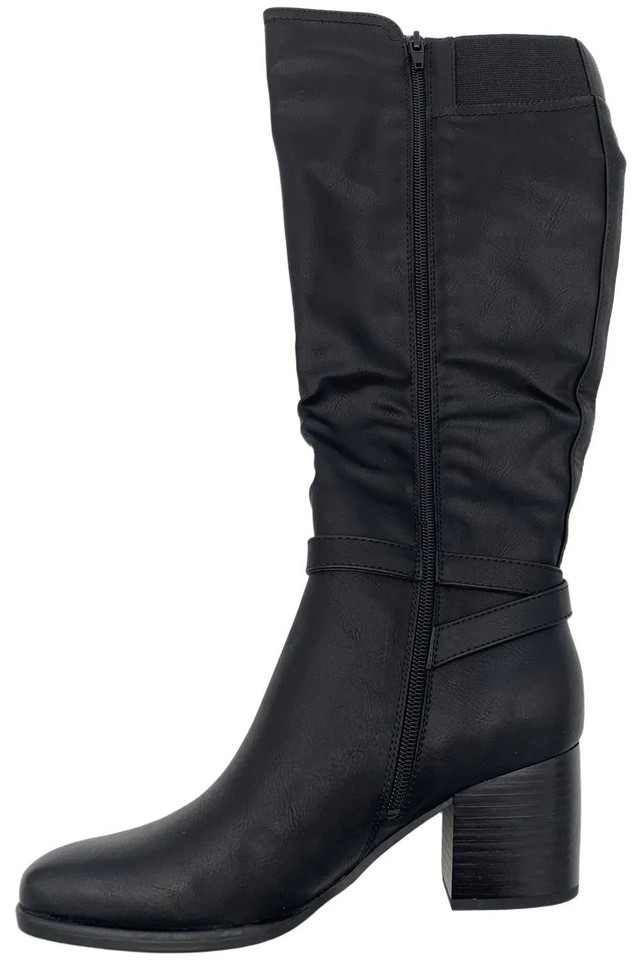Soul Naturalizer Women's Uptown Medium Calf Knee High Boot Black | eBay