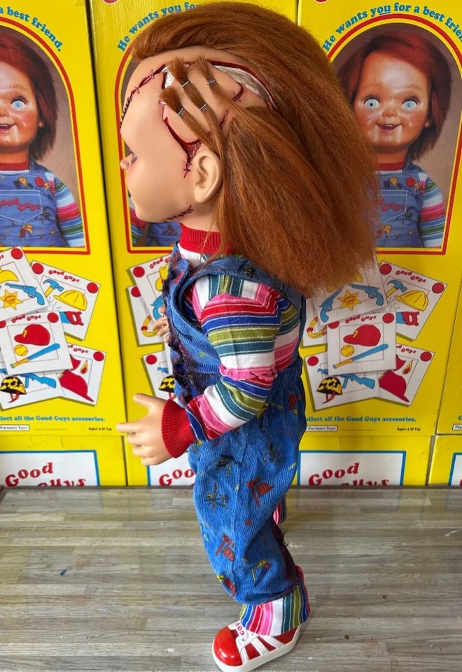 Good Guys CHUCKY DOLL Childs Play Life Size W/ Box And Sound Box New | eBay