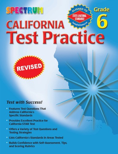 Carson-Dellosa Book SPECT Calif Test PREP G-6 87577904061| eBay