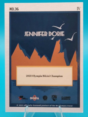 Jennifer Dorie 2021 Olympia Bikini Holo Bodybuilding Trading Card | eBay