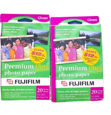 Fujifilm 40 Sheets Sealed Glossy Premium Fuji Photo Paper-New | eBay