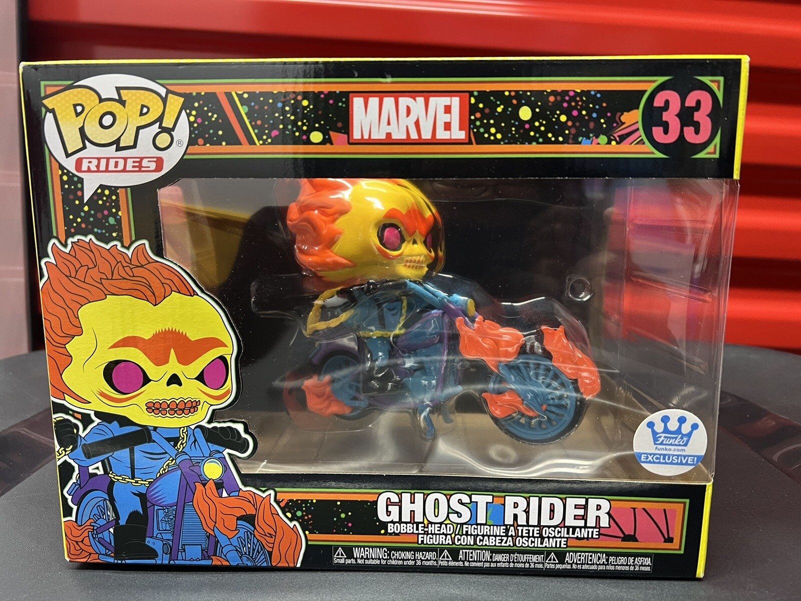 Funko Pop! Rides: Marvel - Ghost Rider - Funko Shop Exclusive ...