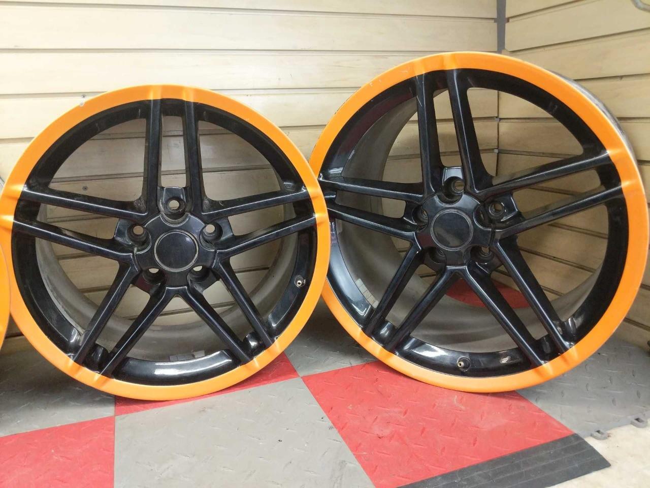 2006-2008 C6 Corvette Z06 USA Wheels Set of 4 Front 18x9.5 - Rear 19x12 ...