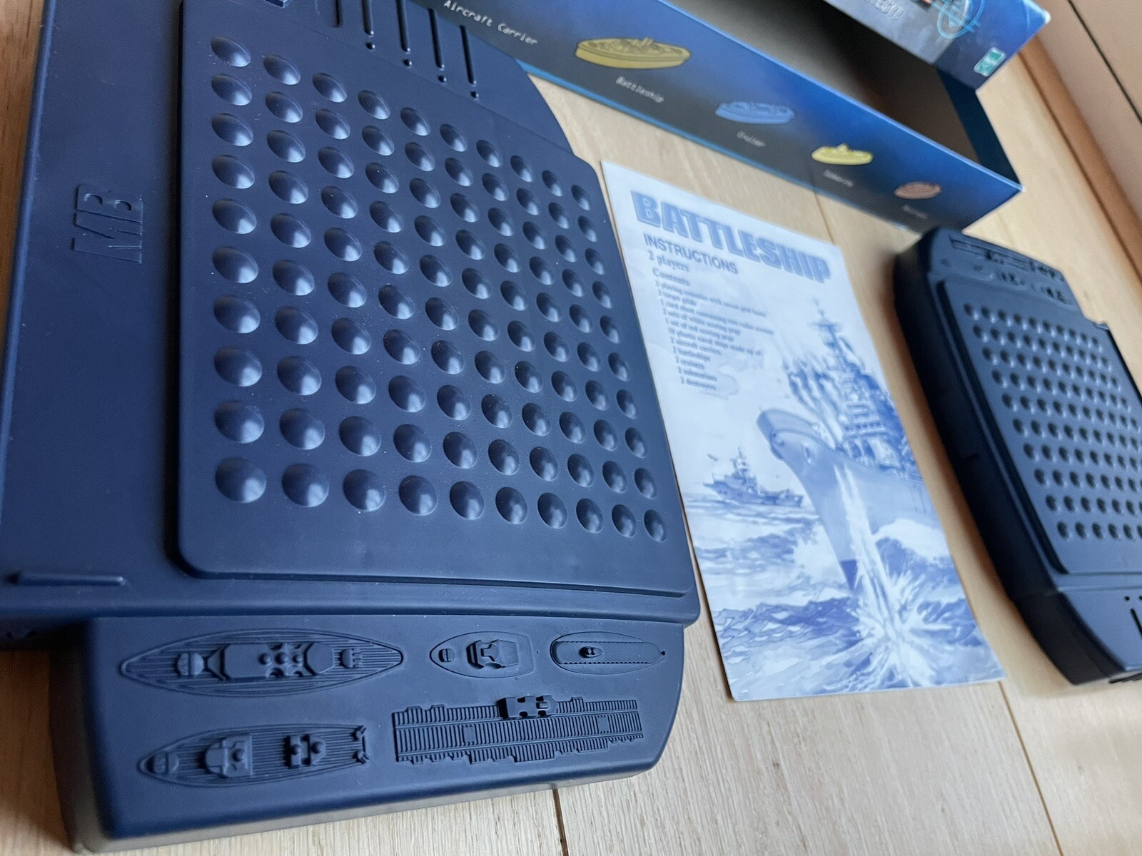 Battleship MB Games Hasbro Classic Naval Strategy Board Game Vintage ...