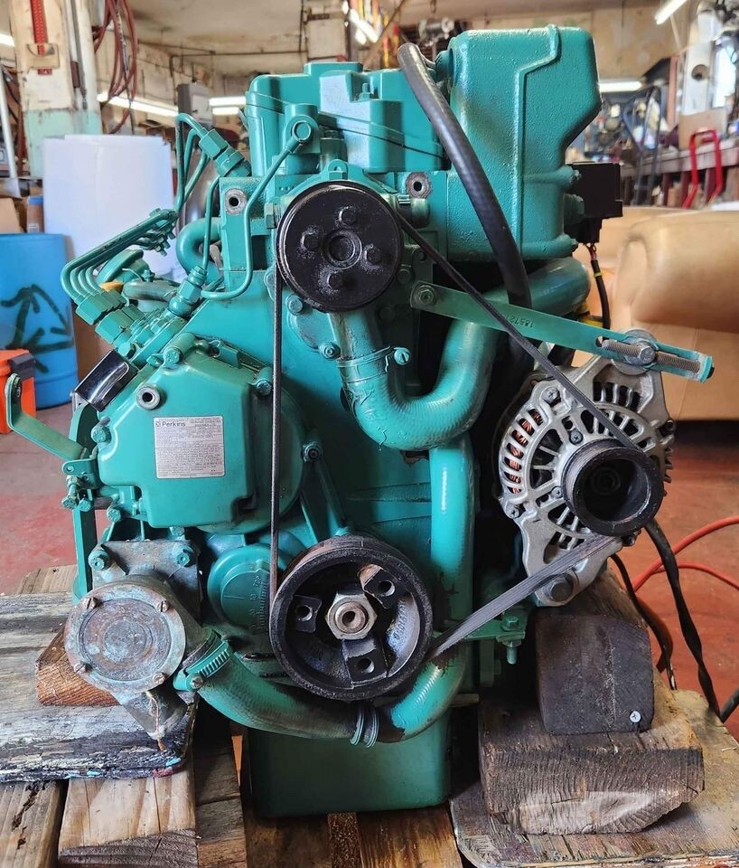 2017 Volvo Penta D2-60 Marine Diesel 60 HP Sailboat Engine Runs Perfect ...