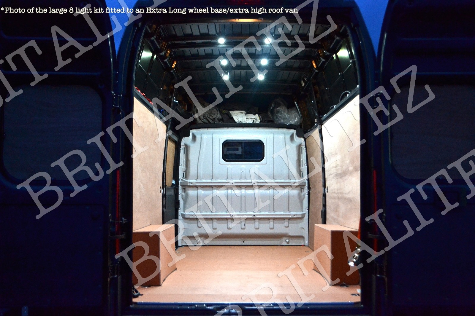 New LED Loading Lighting Kit for SWB Van - Sprinter - Ducato -Transit ...