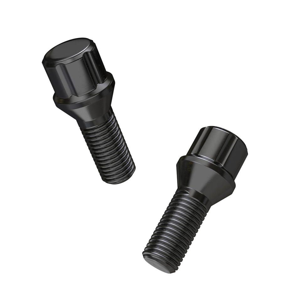 20pc Wheel Lock Kit Spline Lug Bolts for 12x1.5 BMW - 25mm Shank Cone ...