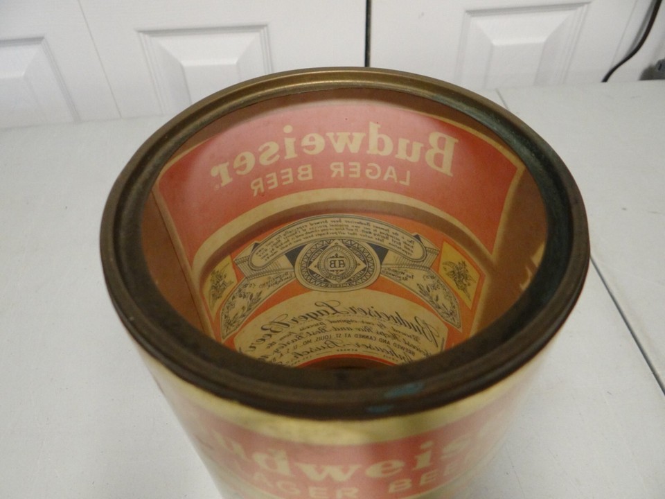 1950s Vtg Budweiser Beer Bar Sign Motion Lamp Light Shade Part Only ...