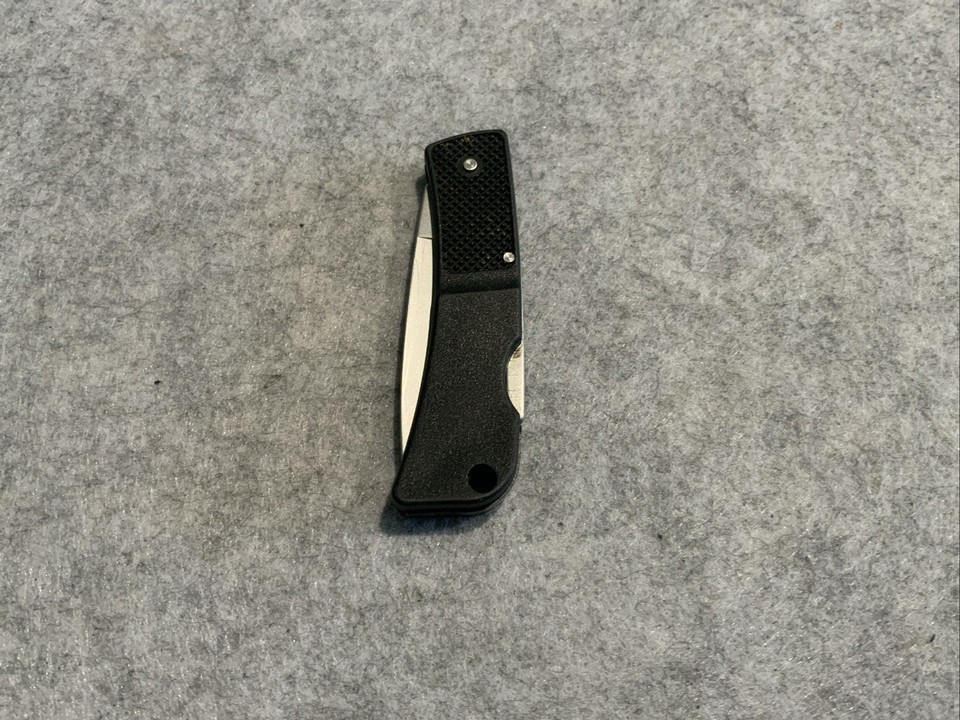 Vintage Gerber USA LST 300 Black Lock Back Pocket Knife Good Snap | eBay