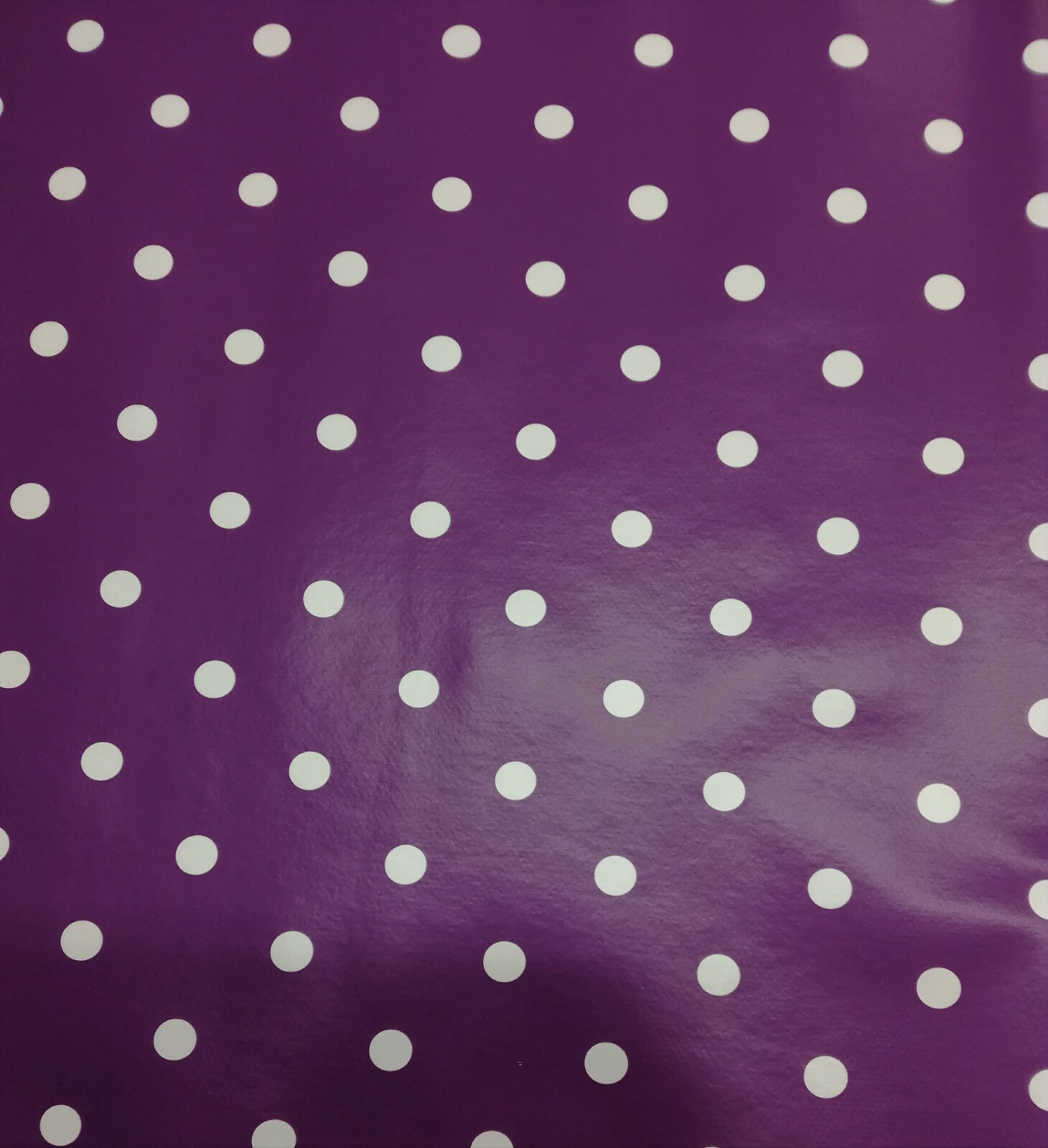 Spotted Polka Dot Spots Spotty Dotty Wipe Clean PVC Vinyl Oilcloth ...