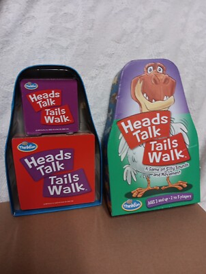 ThinkFun Heads Talk, Tails Walk Matching Game Missing 2 Tiles | eBay