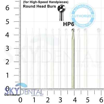 Beavers HP6 Carbide Burs HP Shank for Straight Handpiece Made in Canada ...