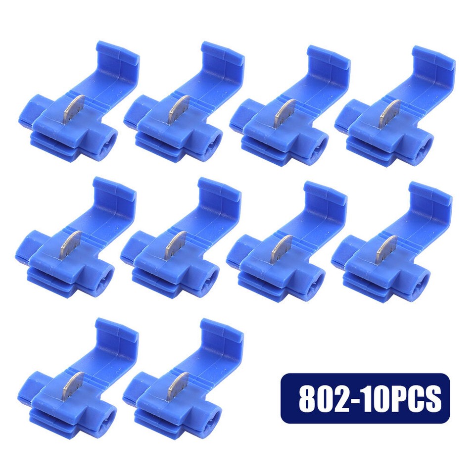 T-Type Terminal Wire Cable Connector Splitter Splice Electrical Joint ...