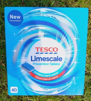 Tesco Limescale Prevention tablets for Washing Machine (20/40 tablets ...