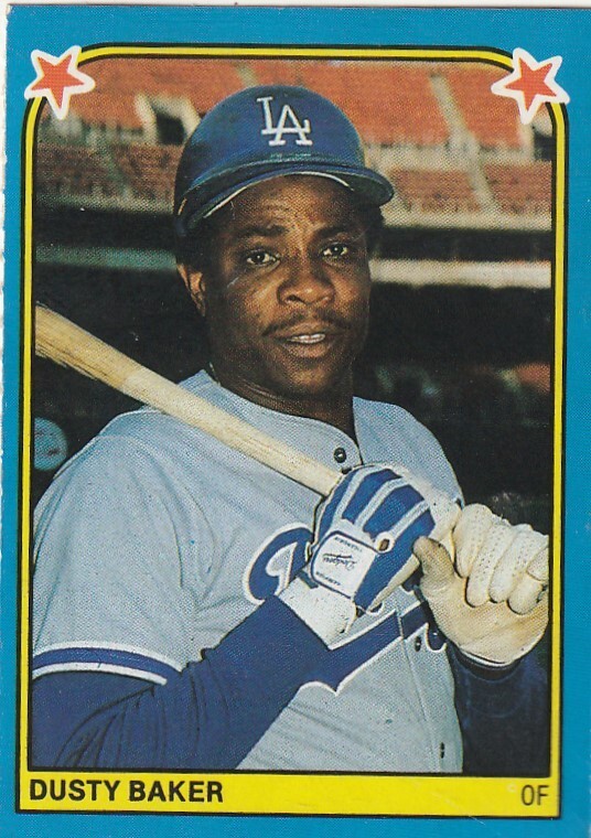 FREE SHIPPING-MINT-1983 Fleer Stickers #121 Dusty Baker DODGERS | eBay