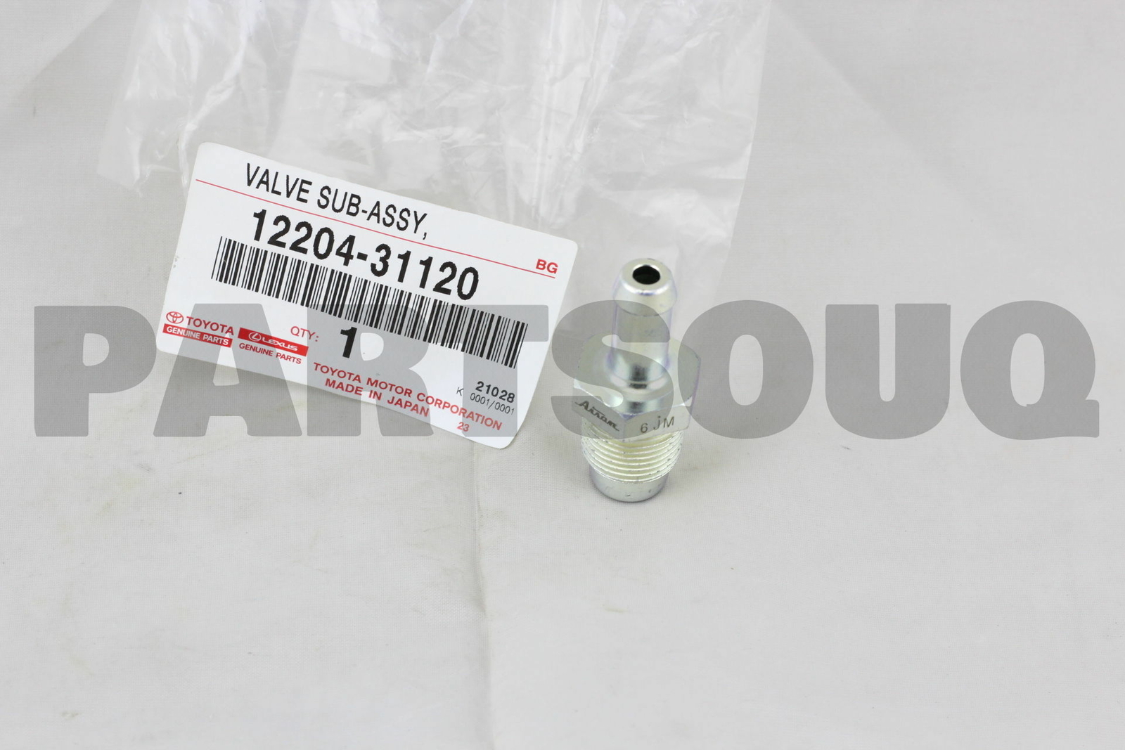 1220431120 Genuine Toyota VALVE SUB-ASSY, VENTILATION 12204-31120 | eBay