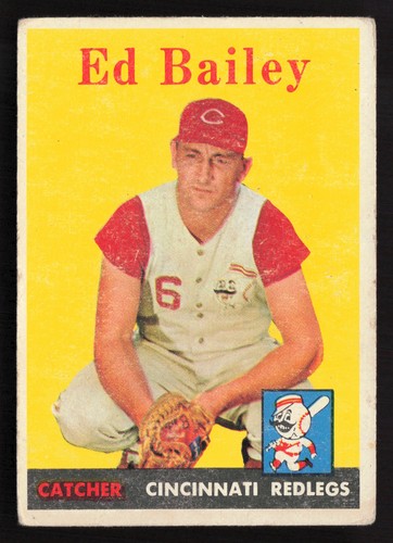 Ed Bailey 1958 Topps #330 Cincinnati Reds VG {1212 | eBay