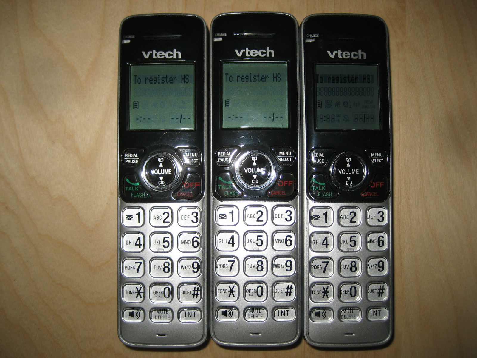 Lot of 3 Vtech CS6629-3 1.9 GHz Cordless Expansion Handset Phone | eBay
