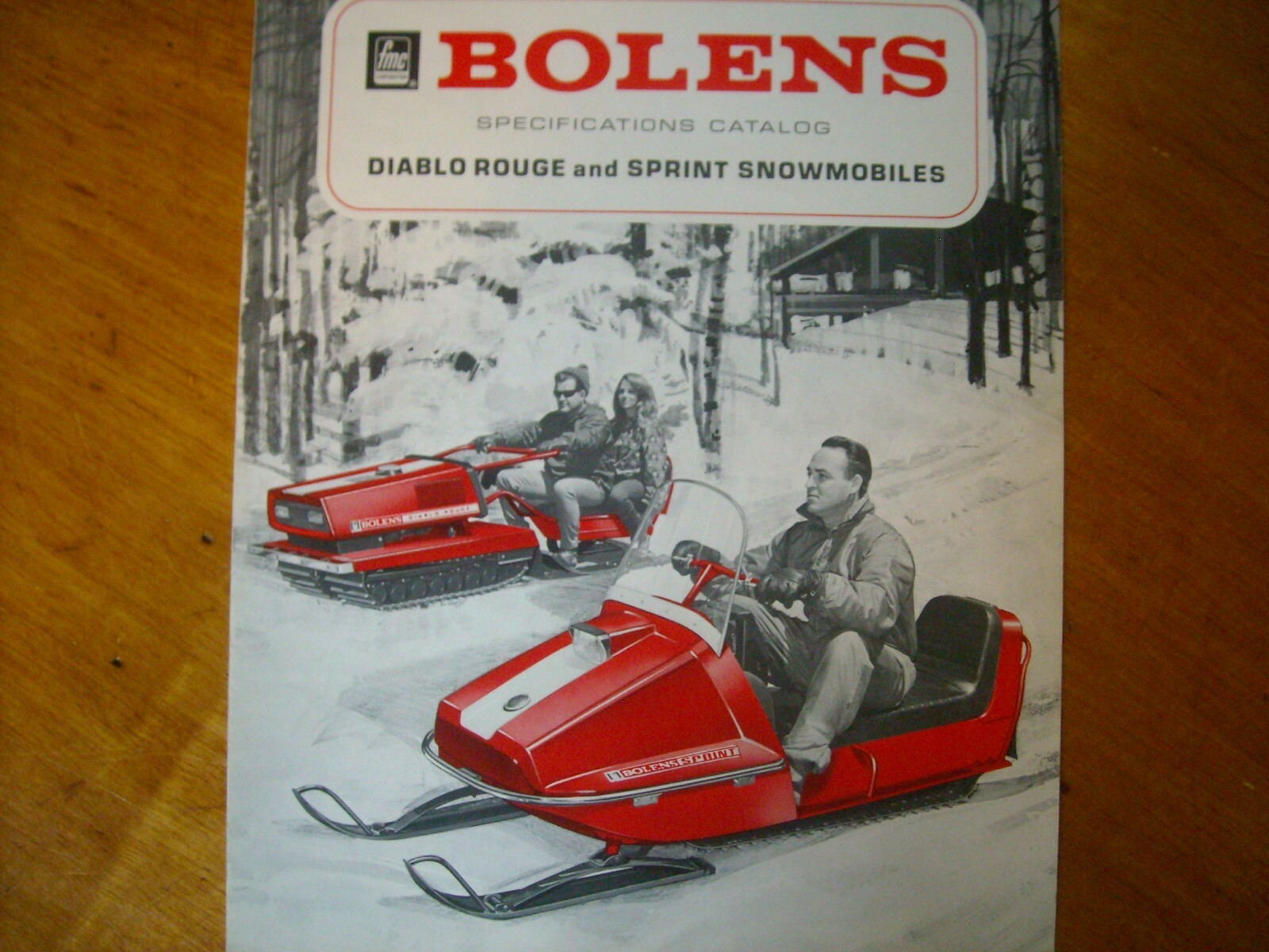 1968 Vintage BOLENS DIABLO ROUGE & SPRINT Snowmobile Brochure | eBay