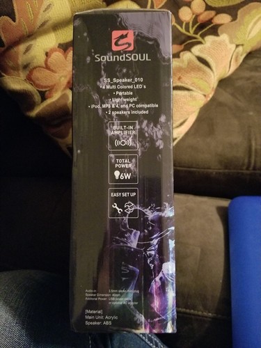 SoundSOUL Water Dancing Speakers Light Show Fountain LED 3.5mm Audio ...