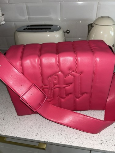 Made By Mitchell Hot Pink Satchel Bag unusual retro style item | eBay