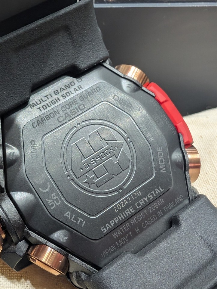 CASIO G-SHOCK MUDMASTER GWG2040FR-1A 40th "Flare Red" LIMITED EDITION ...