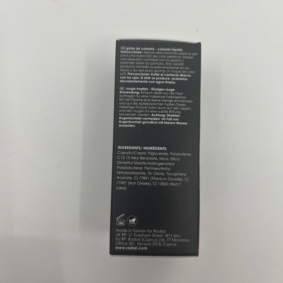 RODIAL Blush Drops Liquid Color SUNSET KISS~Warm Bronzy 0.5 oz/15ml ...