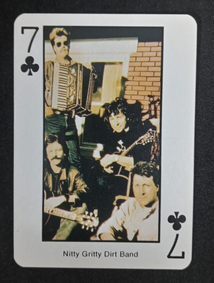 1990 The Best Of Country Music Playing Card 7 Clubs Nitty Gritty Dirt ...