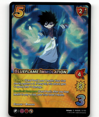 UniVersus - Blueflame Immolation - UniVersus: My Hero Academia: Jet Burn | eBay