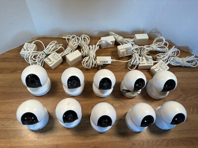 LOT OF 10 REOLINK ALARM CAMERAS - E1, E1 PRO, E1 ZOOM - used - untested ...