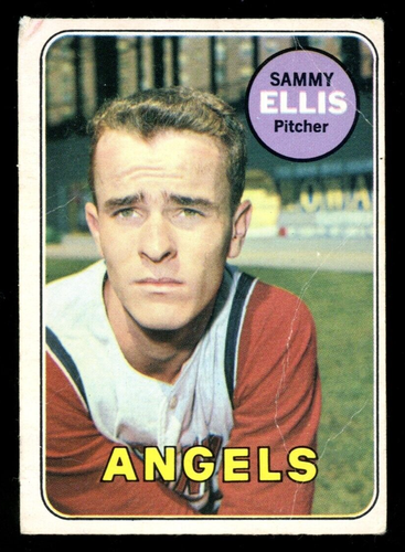 1969 TOPPS OPC O PEE CHEE BASEBALL #32 Sammy Ellis VG CALIFORNIA ANGELS ...