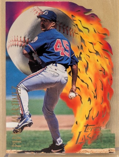1996 Topps LASER #122 Pedro Martinez Expos HOF RARE AMAZING DIE CUT | eBay