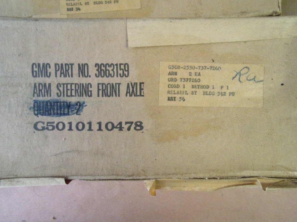 GMC CCKW DUKW G508 G501 Front Axle Steering Arm Banjo | eBay