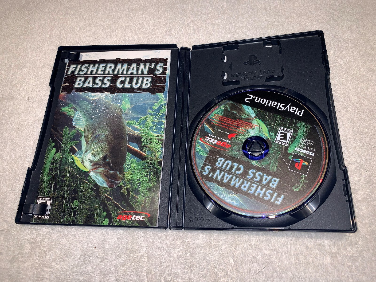 Fisherman's Bass Club (PlayStation 2, 2003) PS2 Black Label Complete Nr ...