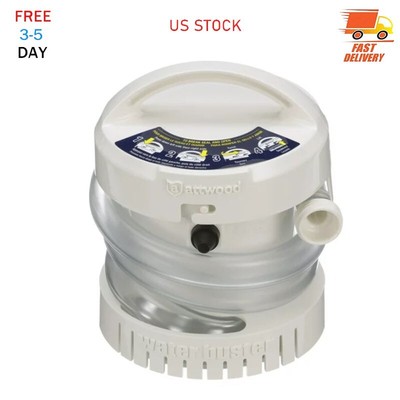 Attwood WaterBuster® Portable Pump, Submersible, Battery Powered, 200 ...