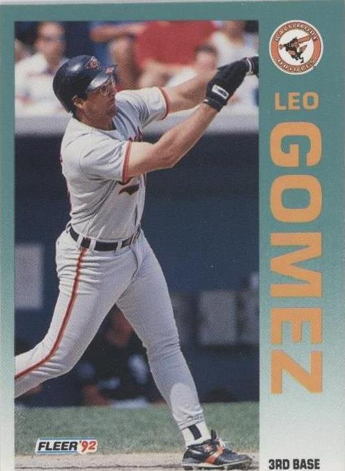1992 Fleer - Leo Gomez #8 for sale online | eBay