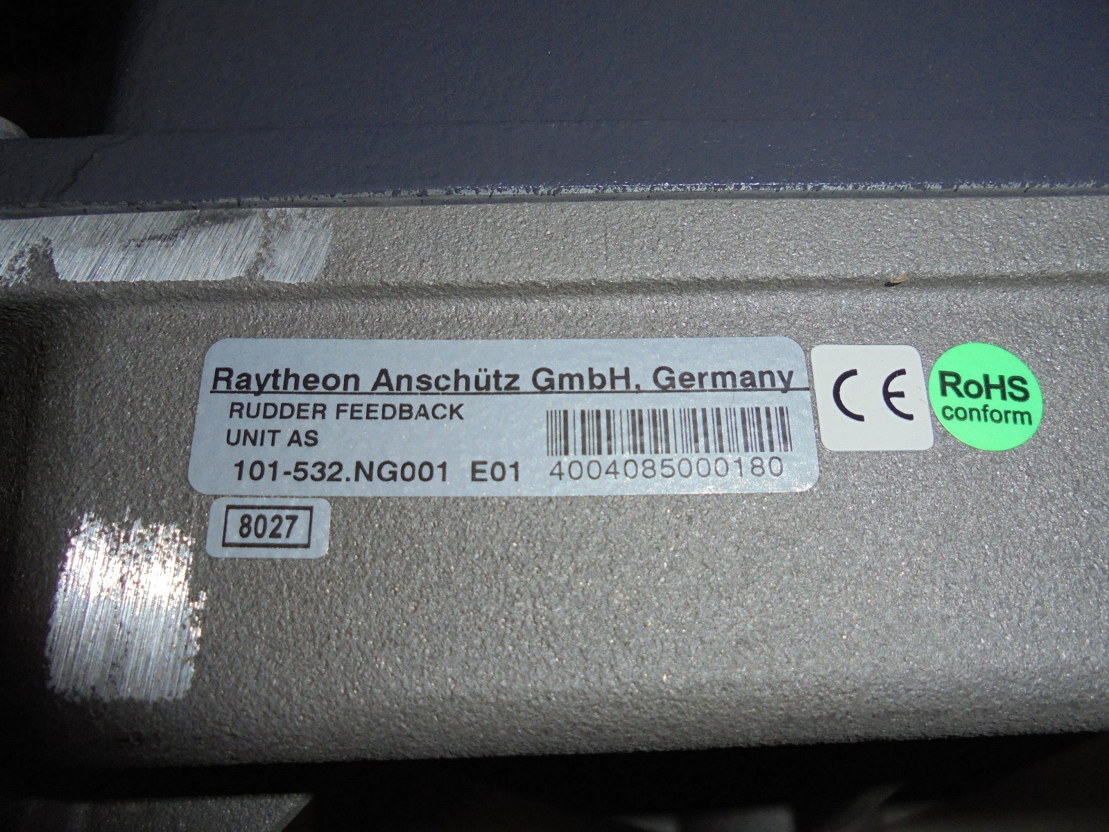 RAYMARINE RAYTHEON ANSUCHUTZ RUDDER FEEDBACK UNIT E01 101-532.NGOO1 | eBay