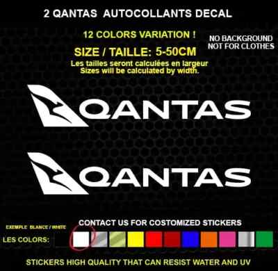 2 QANTAS decorative stickers for Scania for various uses | eBay UK