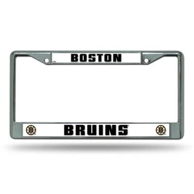 Boston Bruins Chrome Metal License Frame [NEW] NHL Auto Car Plate Truck ...