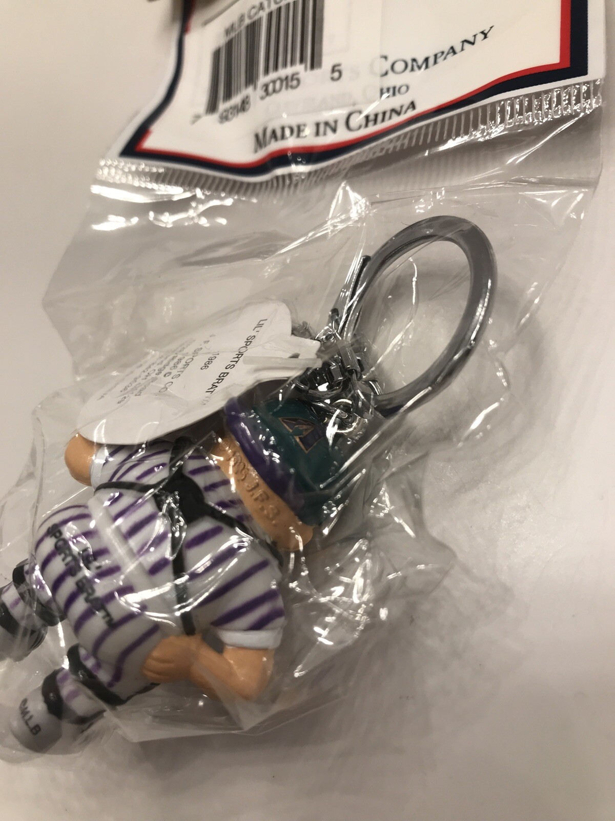 VTG MLB Arizona Diamondbacks Baseball Catcher Keychain Lil Sports Brat ...