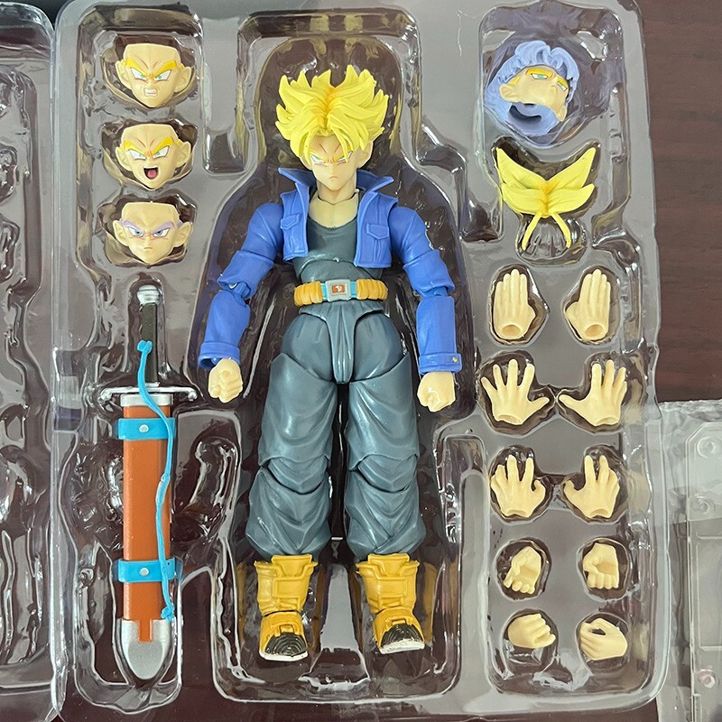 Dragon Ball Trunks Anime Figures SHF Trunks Boy From Future Model ...