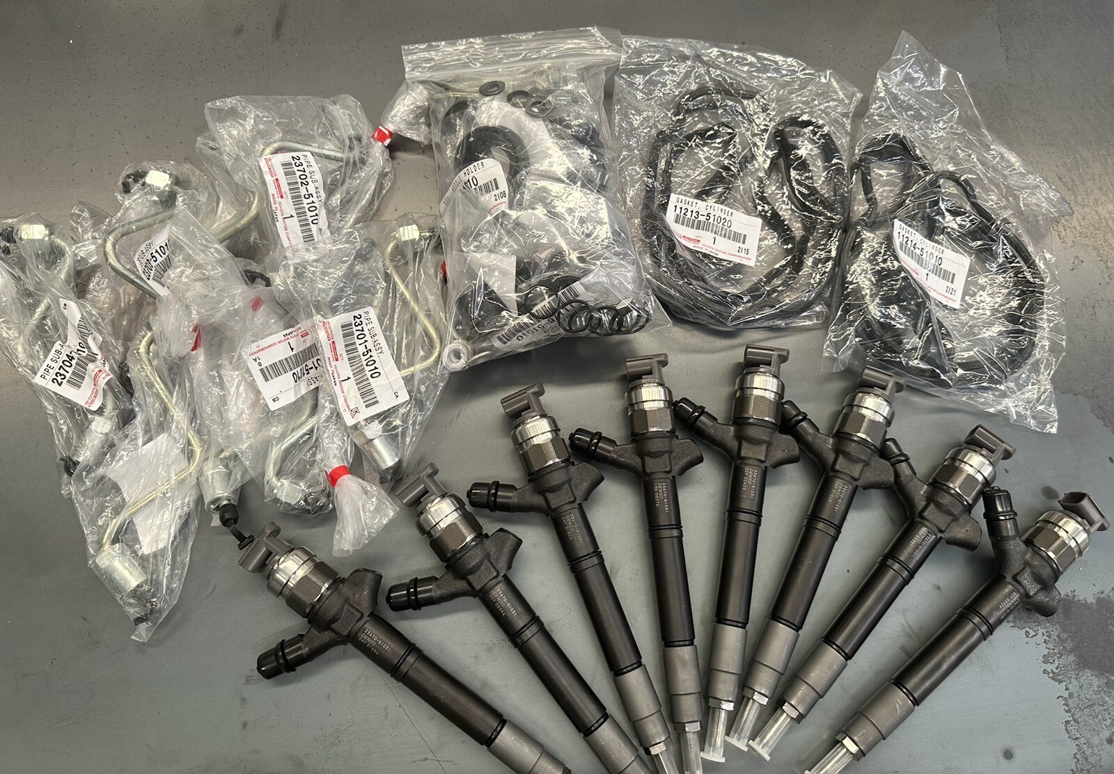 New Land Cruiser VDJ 200 series 2006-2015 full Injector Kit 12 month ...