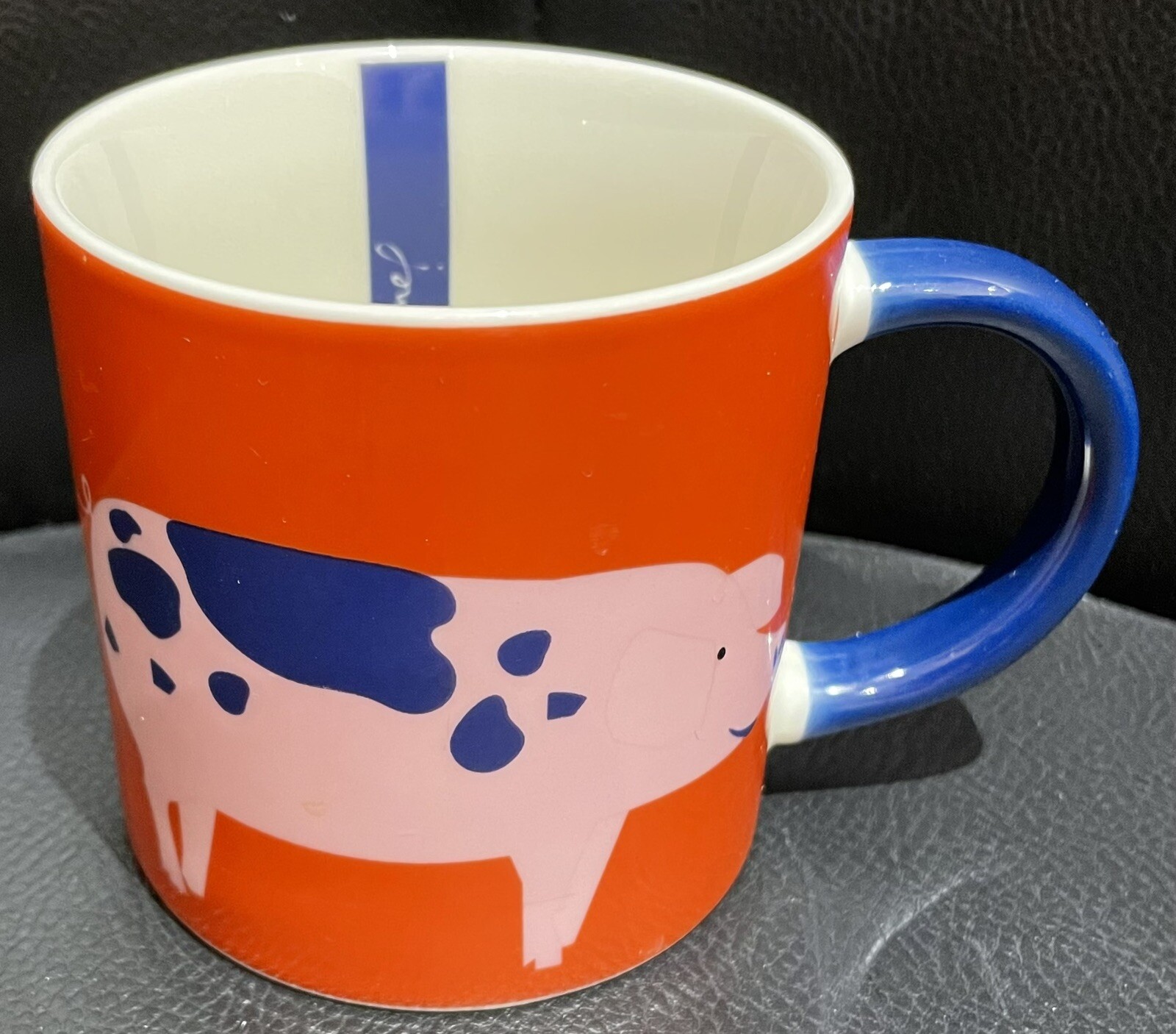 Joules Pig Mug Orange Coffee Tea Cup Fun Colourful Animals Drinks ...
