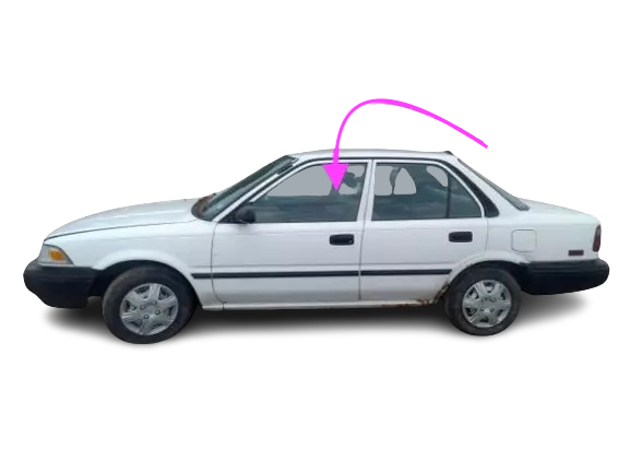 Fits 1988 1992 Toyota Corolla Sedan Wagon Driver Front Left Door