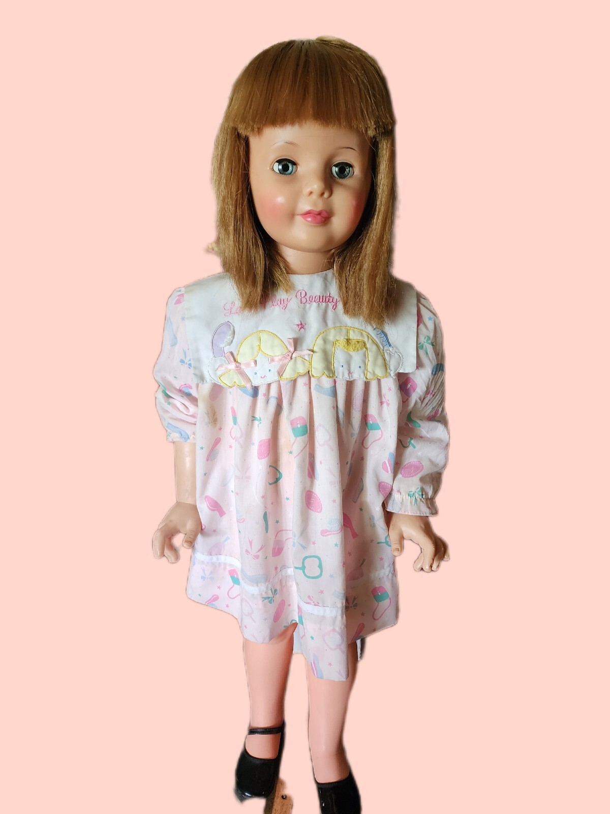 VINTAGE 1960s RARE PATTI PLAYPAL DOLL 3 YEAR OLD WALKER 36" tall | eBay