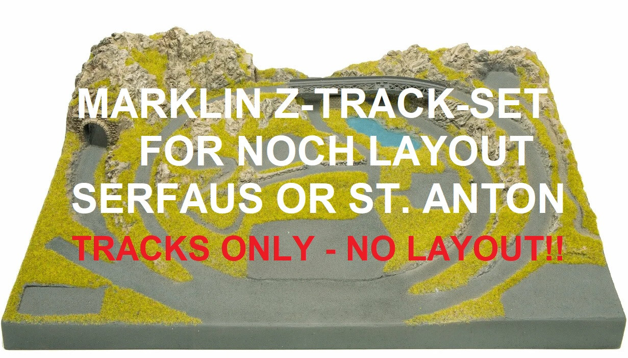 Marklin Z Track-Set for NOCH Z Layout Serfaus 87010 or St. Anton 87015 ...
