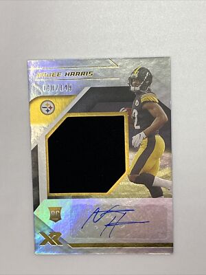 Najee Harris /149 Rookie Patch Auto 2021 Panini XR Jumbo Patch RPA #RXA ...