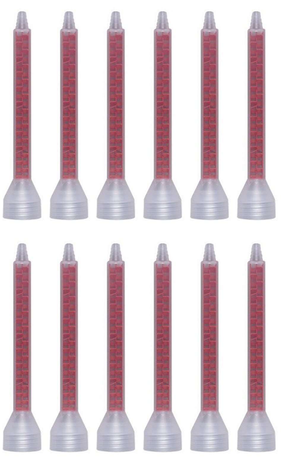 SEM 70011 Integral Nut Square Static Mixers Mixing Tips 12 Tips Per ...