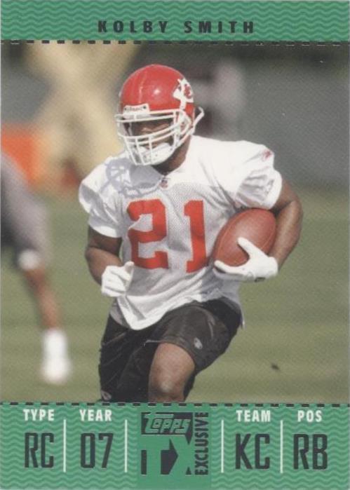 2007 Topps TX Exclusive - Kolby Smith #196 /1049 (RC) for sale online ...